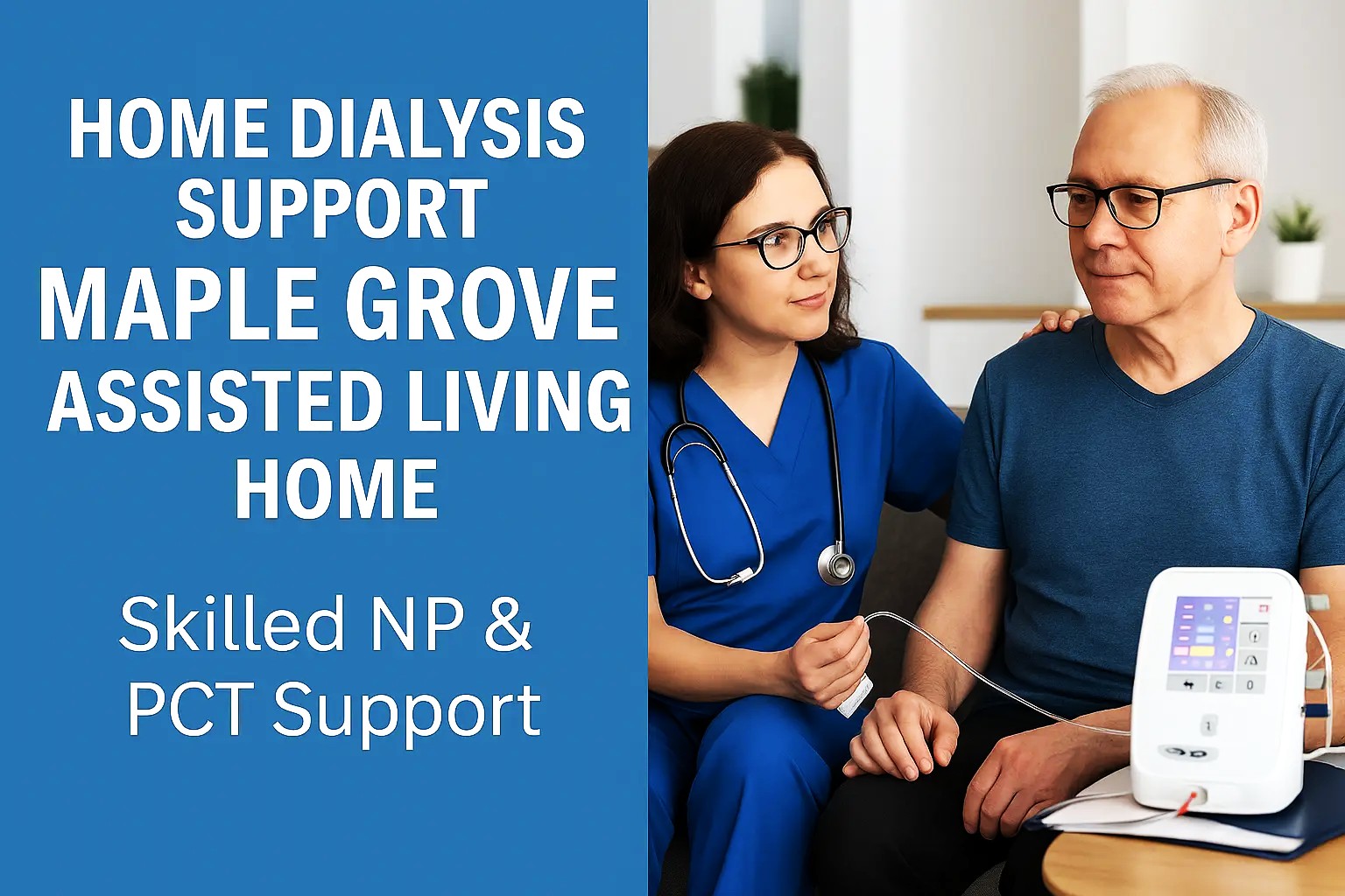 Home Dialysis Support at Our Maple Grove Assisted Living Home - 1 on 1 Comprehensive Healthcare ...